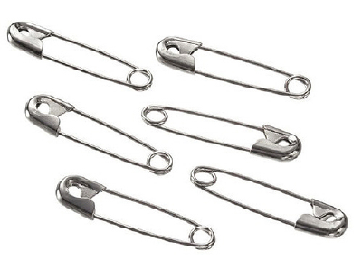 Safety Pins for Racing Numbers and Bibs